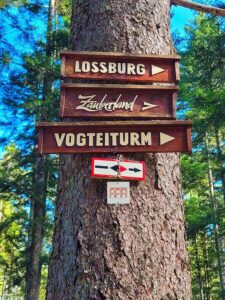 Loßburg wandern: Vogteiturm, Zauberland, Berghütte, Kinzigsee
